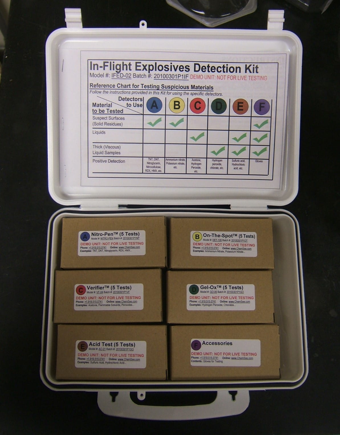 Explosives Detection Products | ChemSee